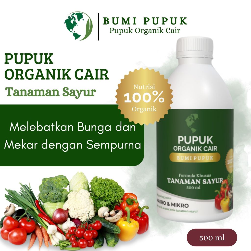 Jual BUMI PUPUK - Pupuk Organik Cair Tanaman Sayur POC Kompos Organik | Pupuk Organik Khusus ...