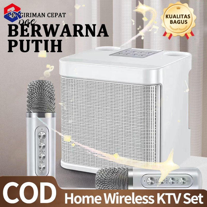 Jual DGC Mini Speaker Bluetooth Karaoke Mini 2 mic 1 Karaoke Bluetooth ...