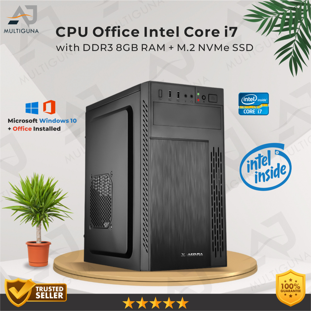 Jual CPU PC Komputer Intel Core i7-2600 RAM 8GB SSD Rakitan Office | Shopee Indonesia