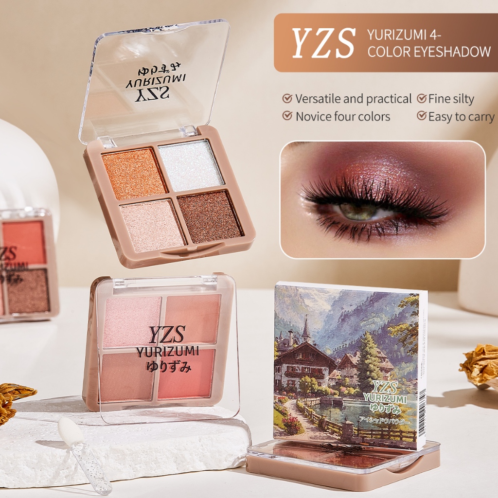 Jual Yzs Palette Eye Shadow 4 Warna Makeup Mata Cosmetic Komestik ...