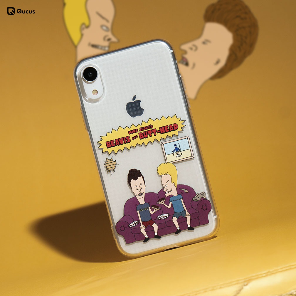 Jual iPhone Case Beavis and Butthead V2 by Qucus, Ready semua Seri iPhone 7 8 X Xr 11 12 13 14 ...