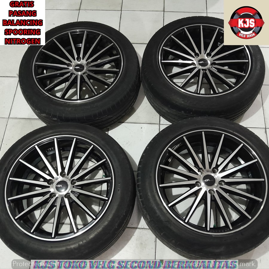 Jual VELG RACING SECOND MODEL HSR TSUKUBA RING 18 PCD 5X114,3 LEBAR 8 RATA LOBANG PCD 5X114,3 ...