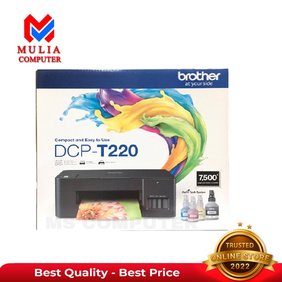 Jual Brother Printer DCP-T220 Ink Tank Printer - All in One | Shopee ...