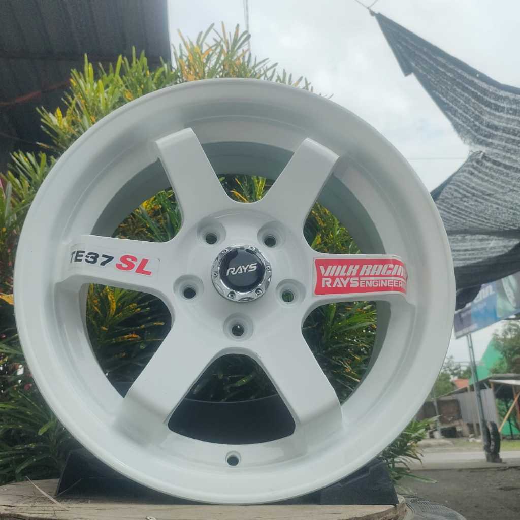 Jual 1 SET VELG TE37 SL BARU R16 hol 5 vcd 114 Lbr 7 ET 35 Putih ...