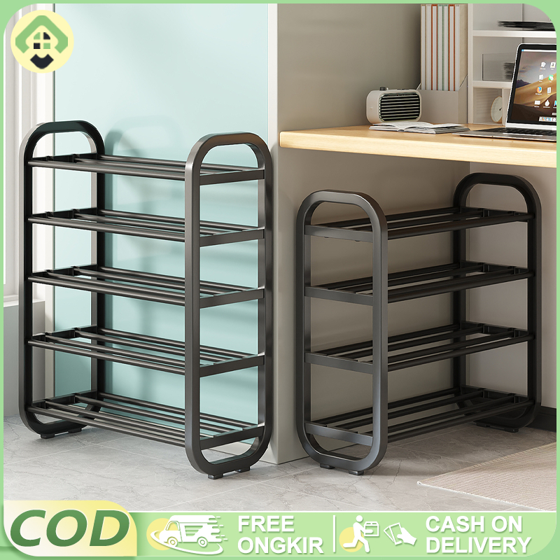 Jual Homes Rak Sepatu Murah Portable Rak Sepatu 4-5 Susun sepatu sandal ...