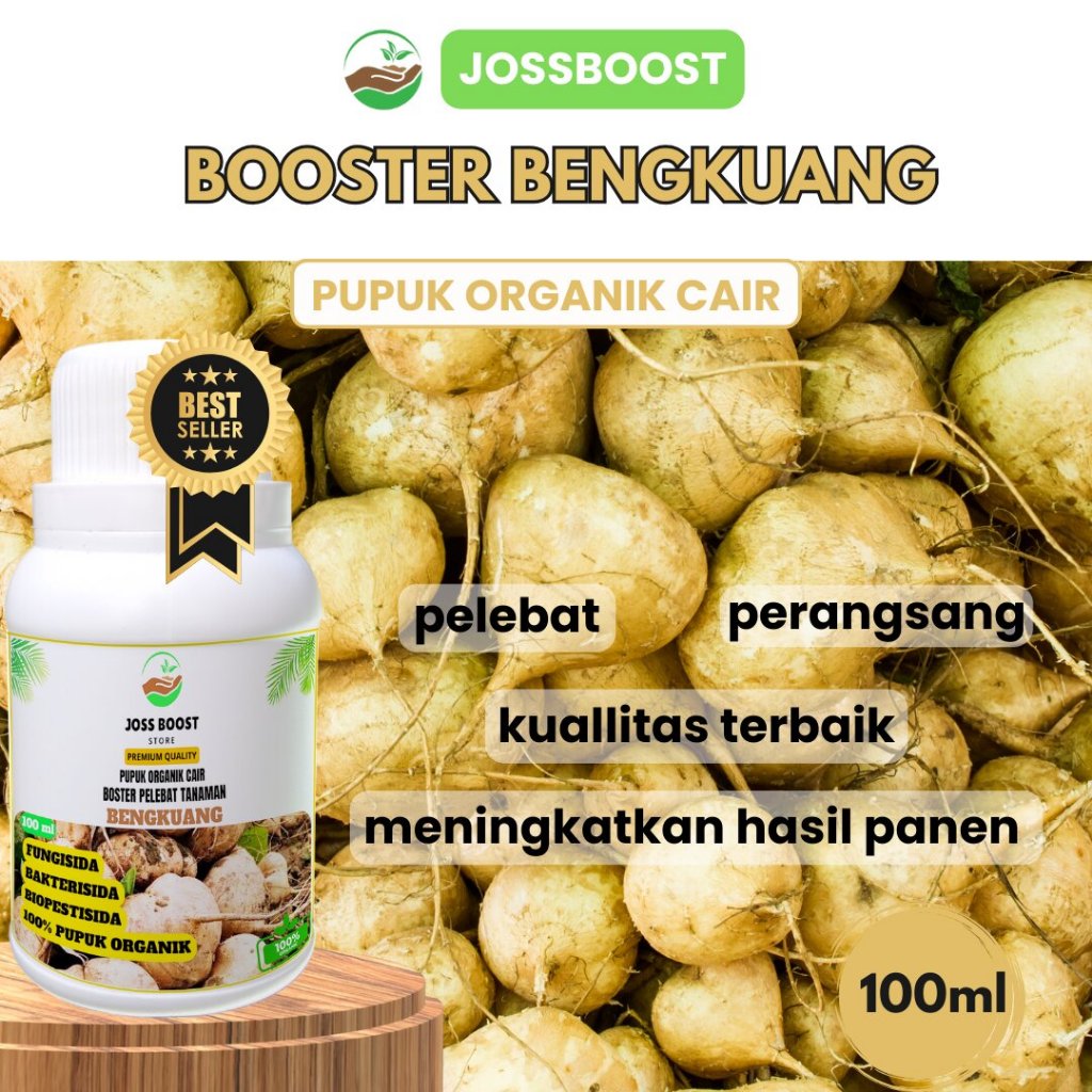 Jual JOSSBOOST pupuk BENGKUANG 100ml pupuk organik cair tanaman bengkuang booster bengkuang ...