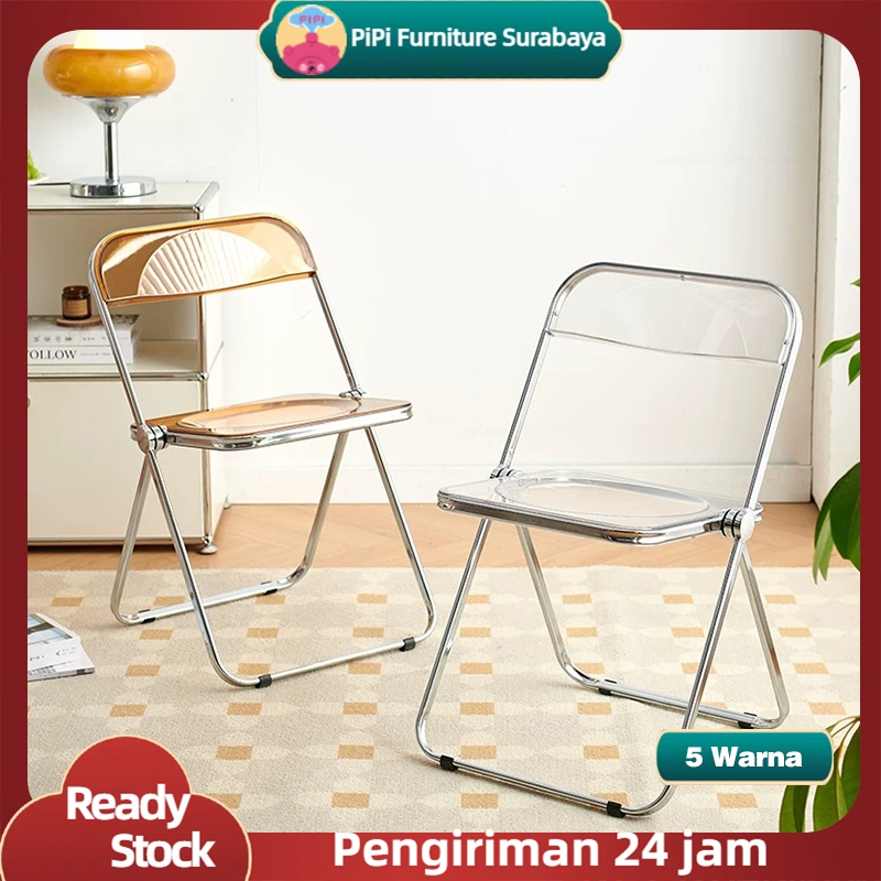 Jual PiPi Furniture Kursi Lipat/ Kursi Lipat Transparan /Kursi Bar ...
