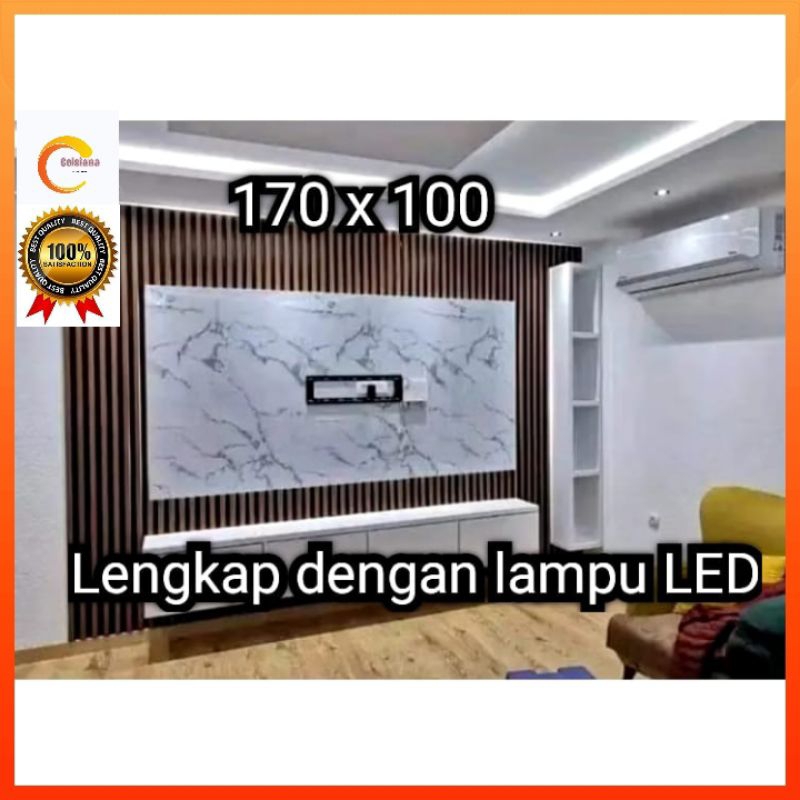 Jual Backdrop lampu LED tv 65inc (170 cm x 100cm) | Shopee Indonesia