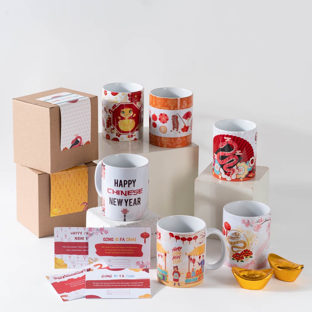 Jual Hampers Mug Imlek Chinese New Year CNY Tahun Ular Tahun Baru Cina ...