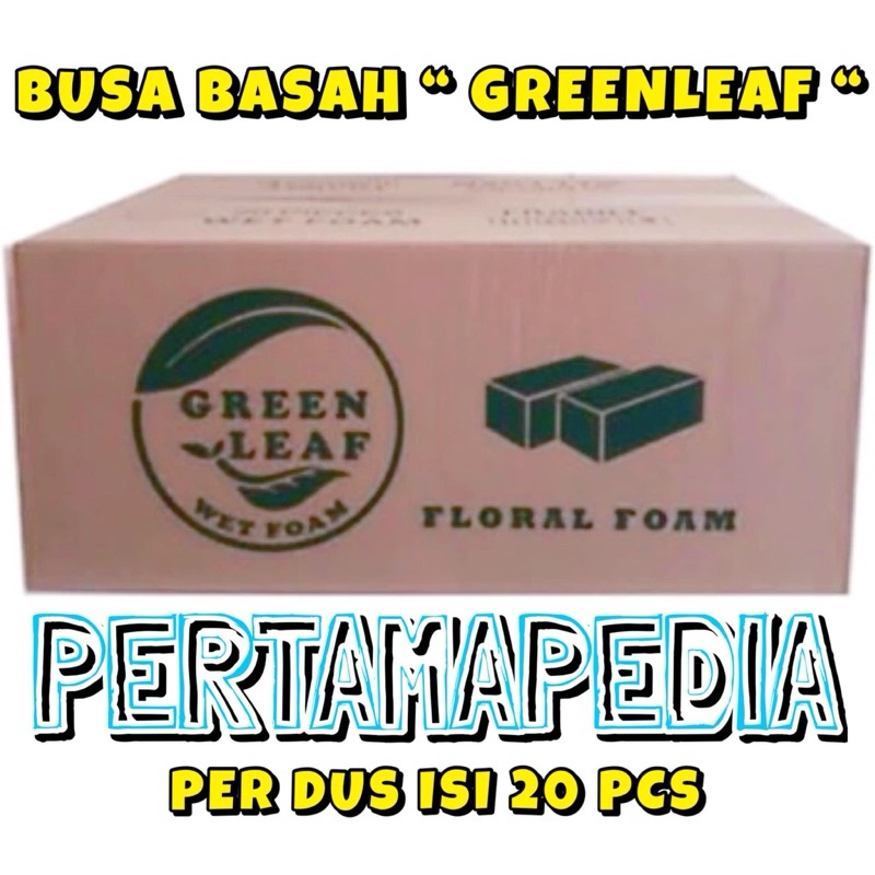 Jual Hemat 1 Tambahan HARGA PER DUS ISI 2 PCS BUSA BASAH MERK GREEN ...