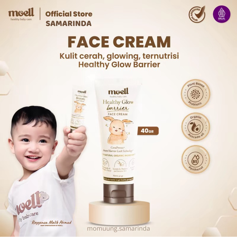 Jual READY MOELL FACE CREAM 40 ml | Healthy Glow Barrier Face Cream ...
