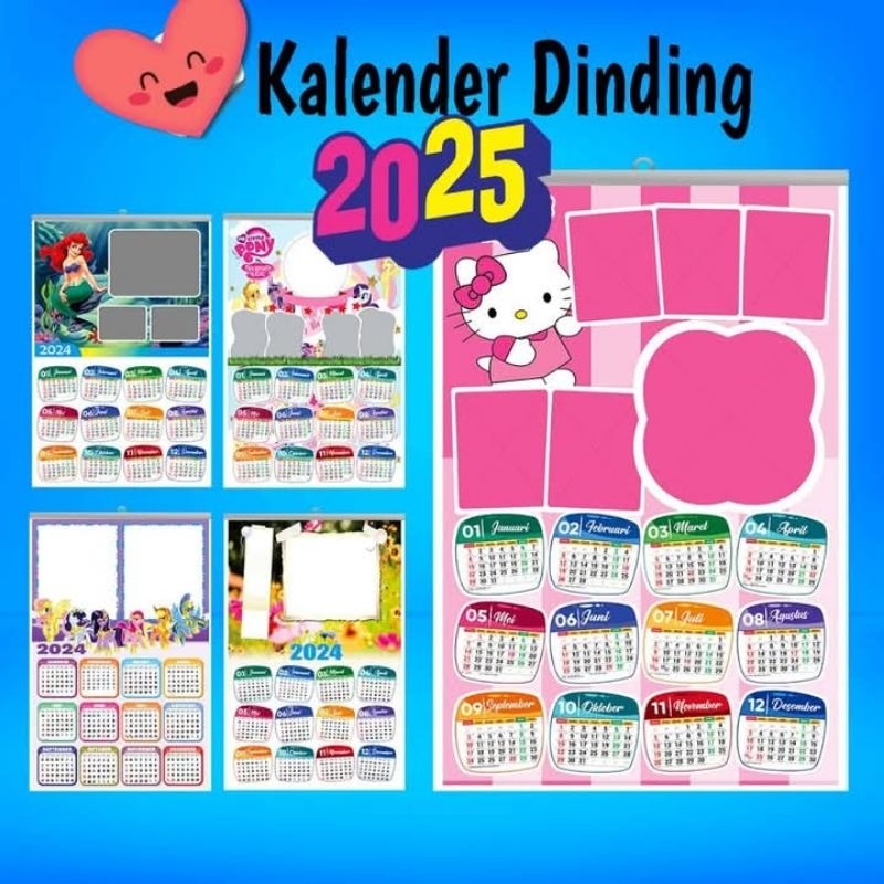 Jual Cetak Kalender 2025 Pakai Foto Sendiri | Shopee Indonesia