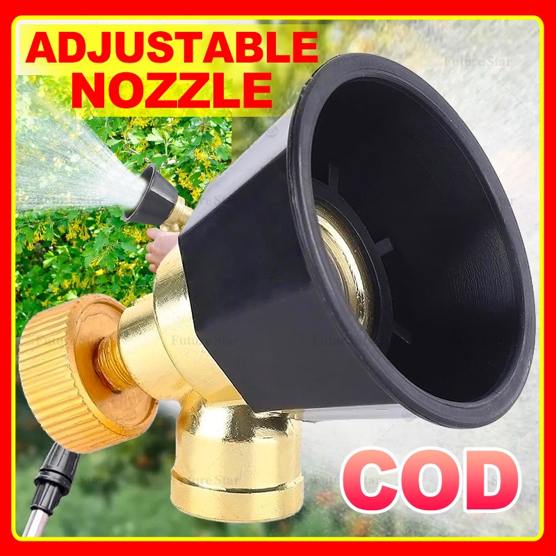 Jual Nozel Sprayer Elektrik Black Siklon / Water Jet Gun Nozzle Spuyer ...