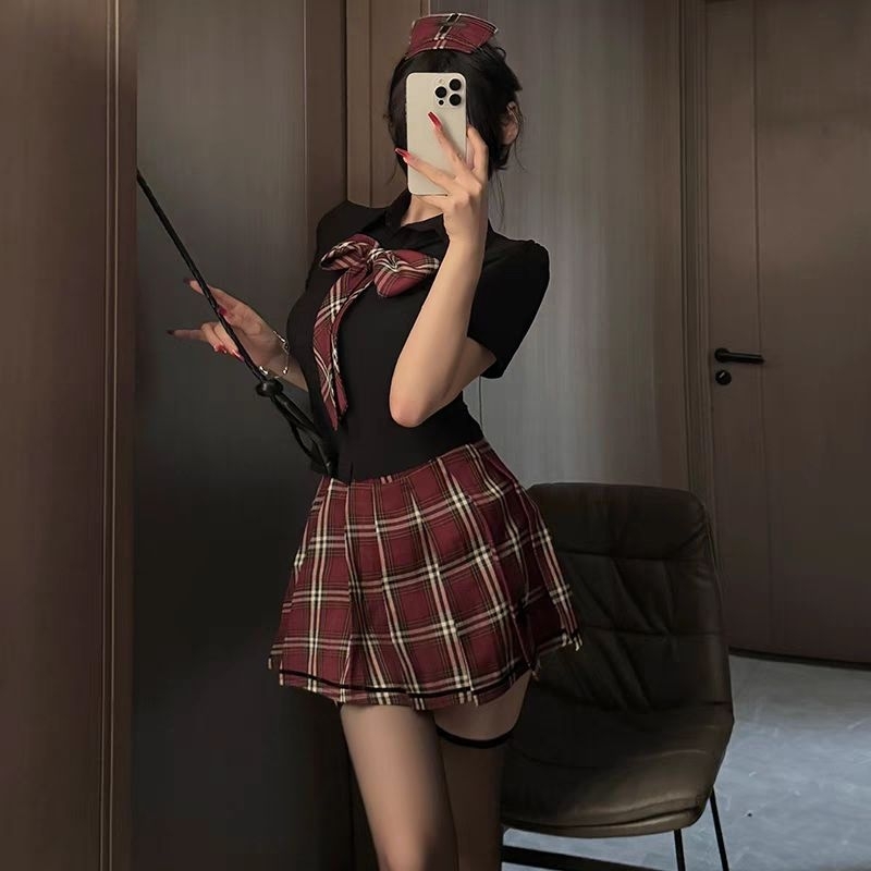 Jual Luckymm - Sexy Lingerie Cosplay Uniform Wanita Dewasa / Baju Murid ...