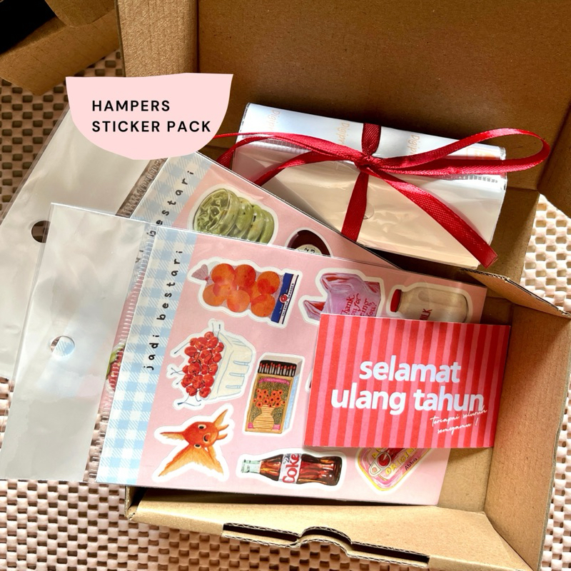 Jual Hampers Kado Sticker Pack | Shopee Indonesia