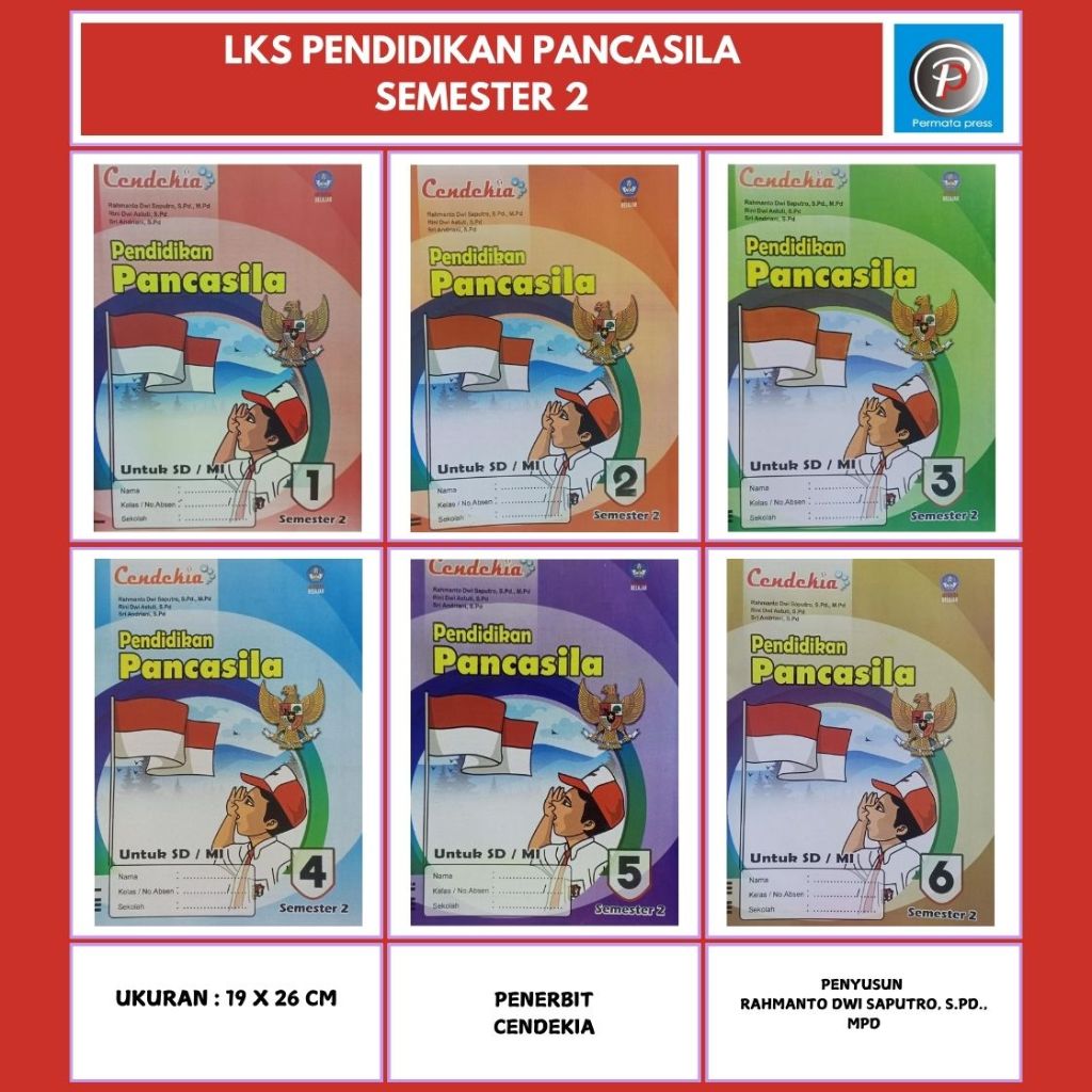 Jual LKS PENDIDIKAN PANCASILA KELAS 1-6 SEMESTER 2 - CENDEKIA | Shopee ...