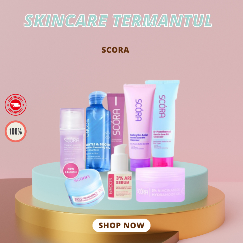 Jual SCORA 5% Niacinamide Hydramoist Gel 100 ml / 1% Salicylic Acid D ...