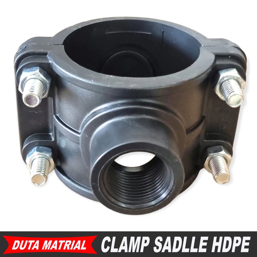 Jual Clamp saddle hdpe 32mm x 25mm | Saddle Pipa Hdpe 1" x 3/4 inch Klem Sadel ( 1 inch x 3/4 ...