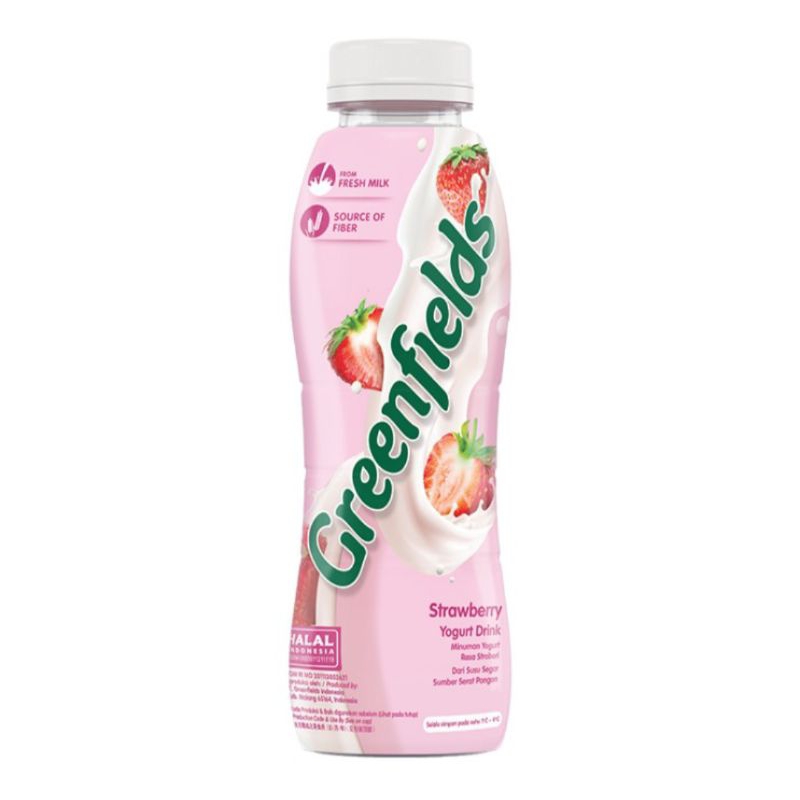 Jual Greenfields Minuman Yogurt Stroberi 240 ml | Shopee Indonesia