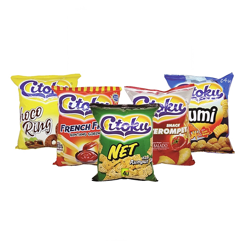 Jual Citoku - Snack Ekstrudat Berbagai Bentuk - 60 gr | Shopee Indonesia