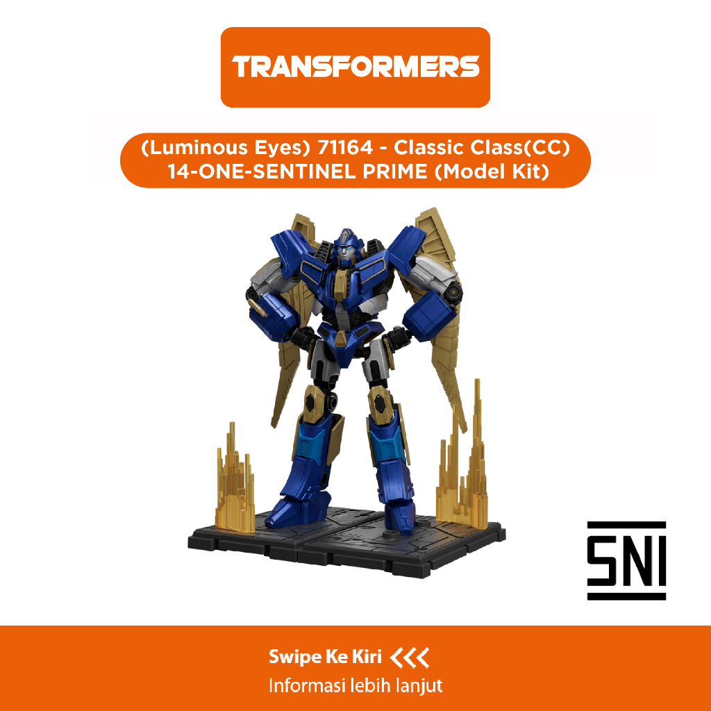 Jual BLOKEES Transformers ONE SENTINEL PRIME (Luminous Eyes) Model Kit Figure Classic Class 14 ...