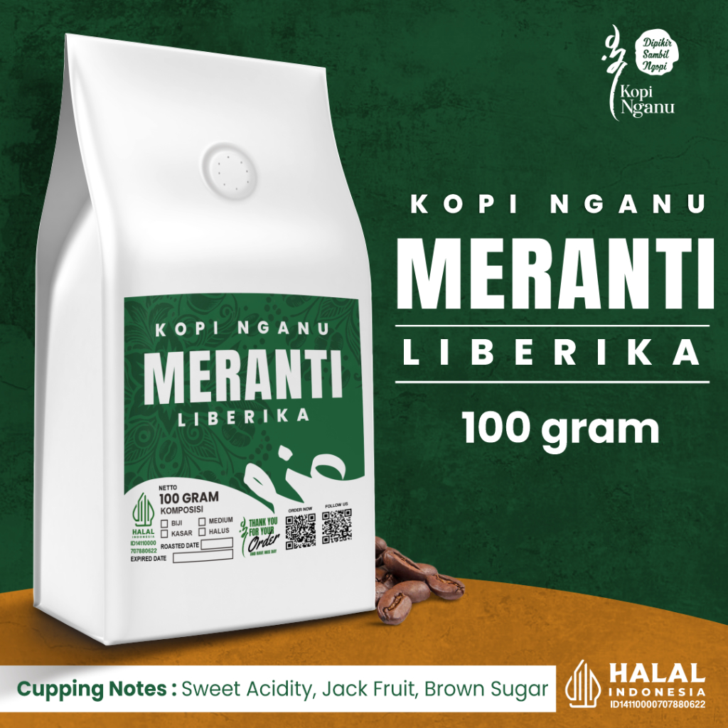 Jual Kopi Liberika 100 Gram Biji atau Bubuk Asli Premium Aroma Nangka ...