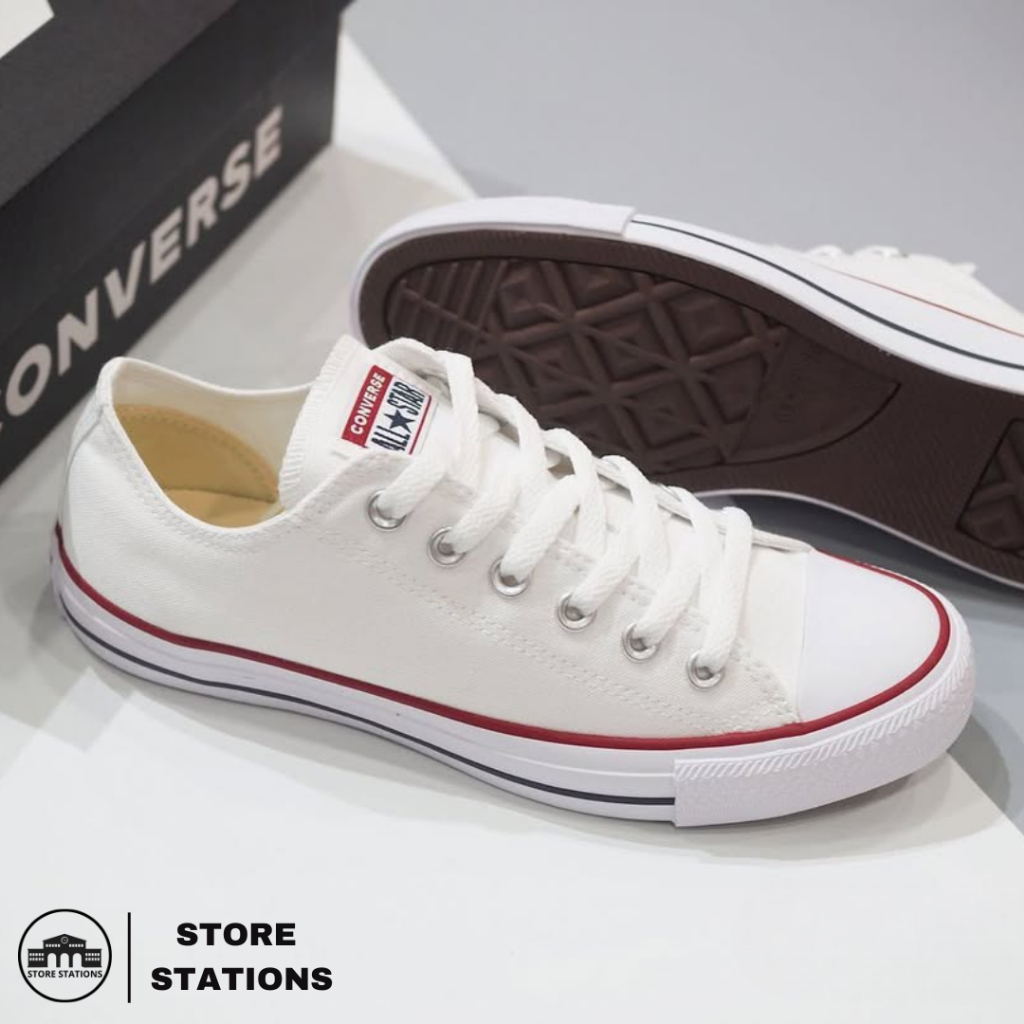 Jual Sepatu All Star Classic Low White Sepatu All Star Putih Pendek OX ...