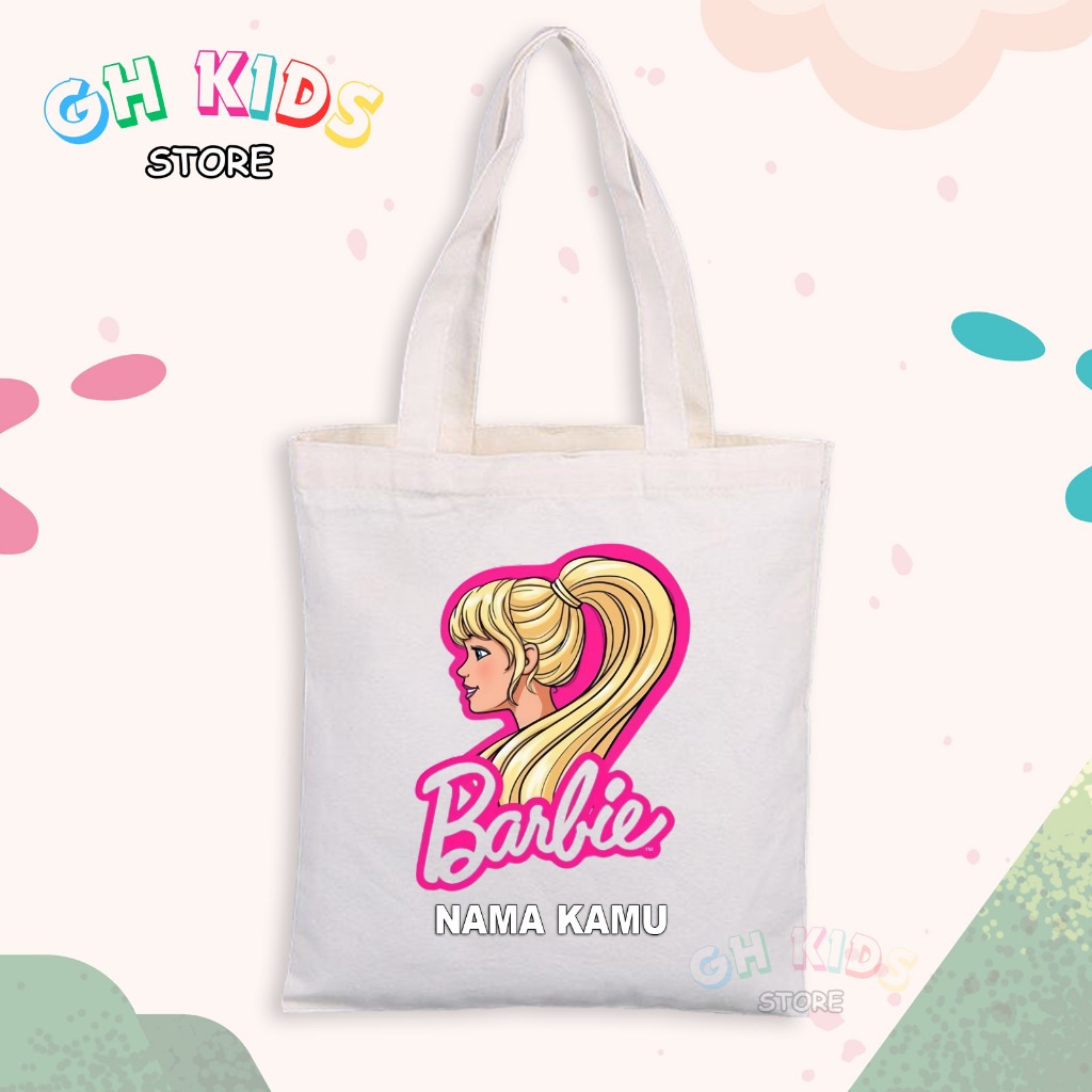 Jual Totebag Tote Bag Tas Anak Barbie Tas Souvenir Hampers Goodie Bag ...