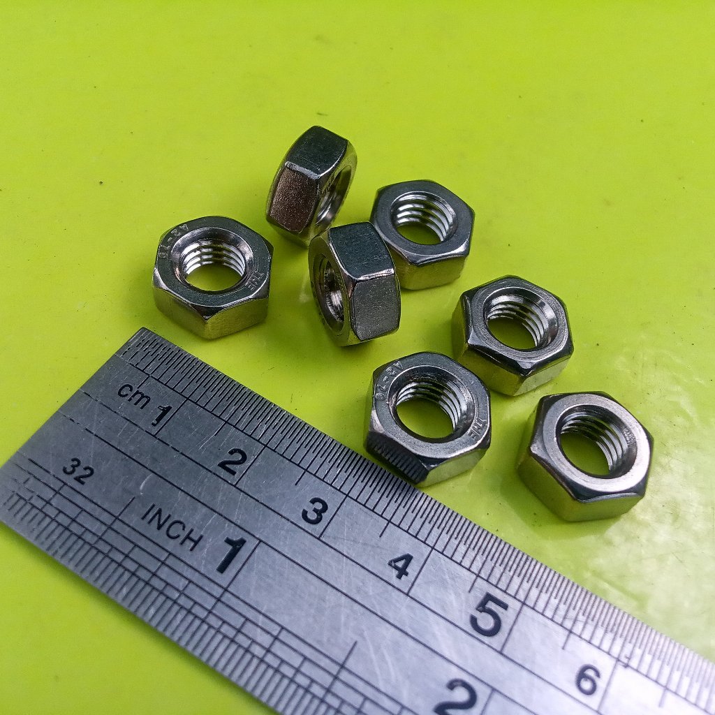 Jual MUR STAINLESS M10 / MUR BAUT KUNCI 17 / MUR M10 STAINLESS STEEL ...