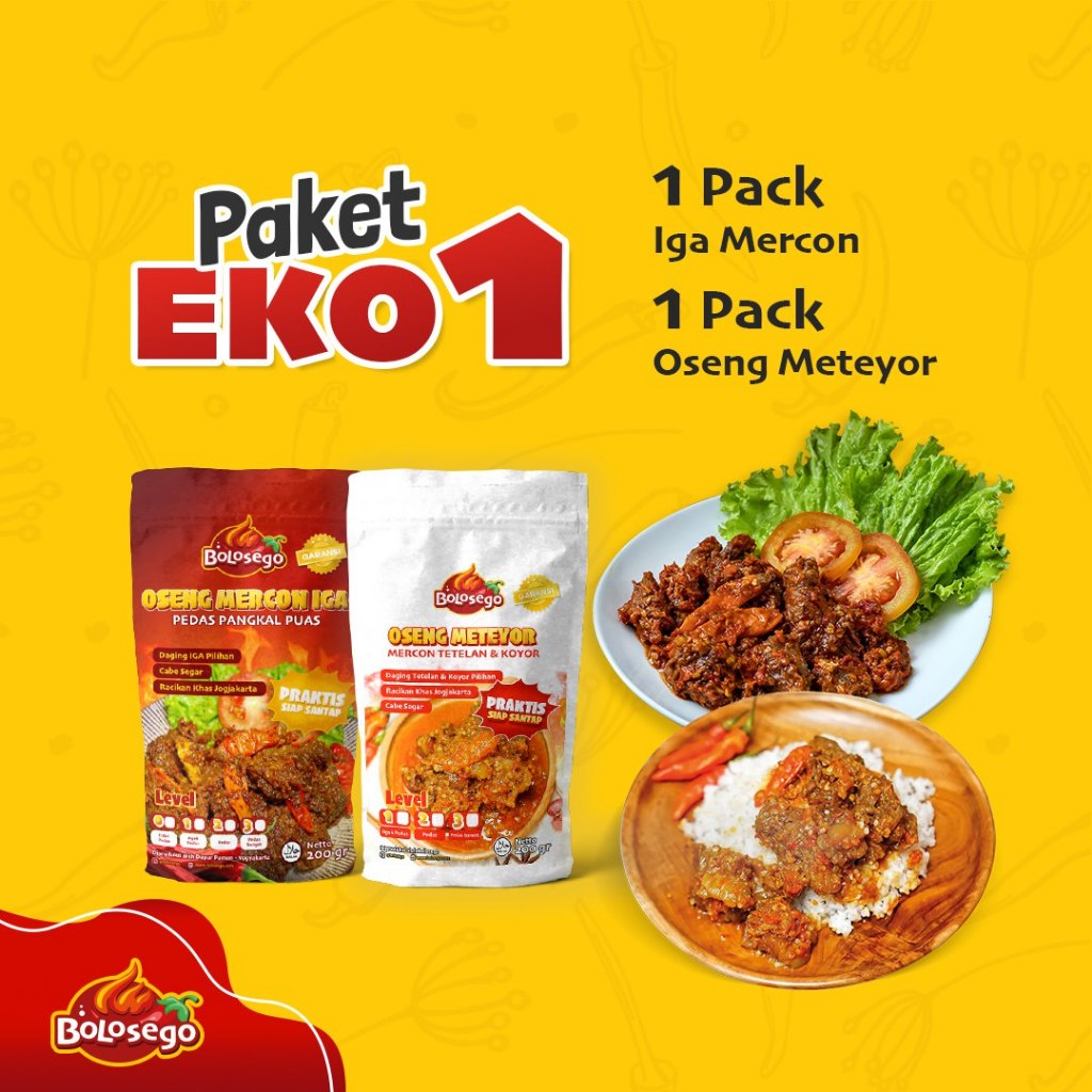 Jual PAKET EKO 1 (1 IGA MERCON + 1 OSENG METEYOR) BOLOSEGO | Shopee ...