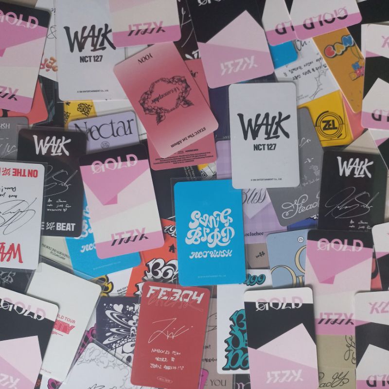 Jual (Ready Stock) Random Photocard PC Kpop Official Boygroup Girlgroup ...