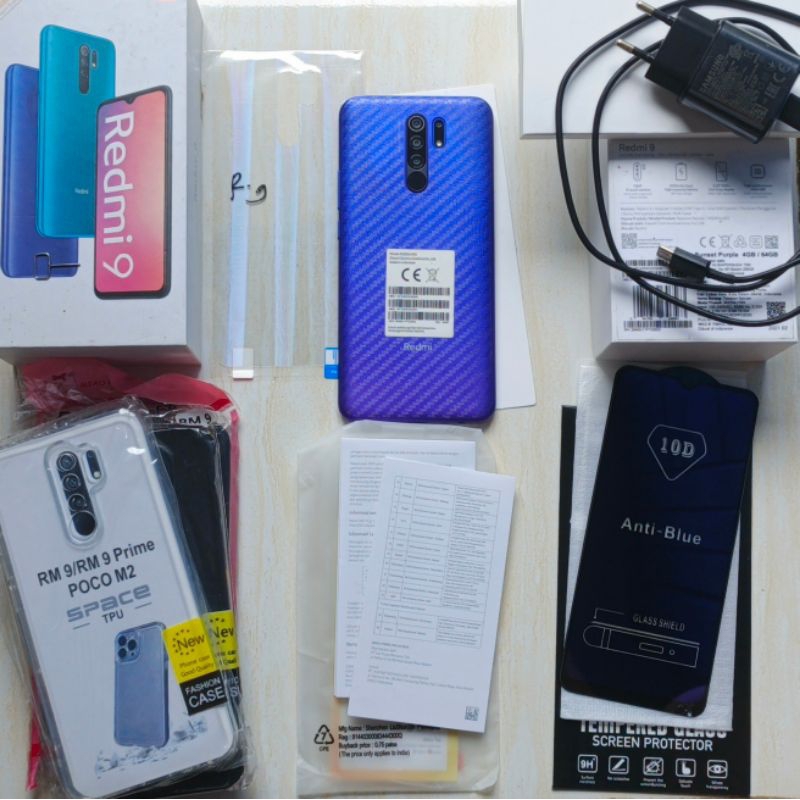 Jual XIAOMI REDMI 9 RAM 4+1 GB ROM 64 GB FULLSET NORMAL SIAP PAKAI ...
