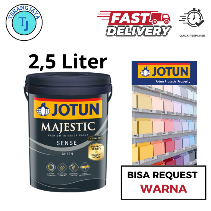 Jual Cat Tembok Interior JOTUN MAJESTIC SENSE 2,5 Liter | Shopee Indonesia