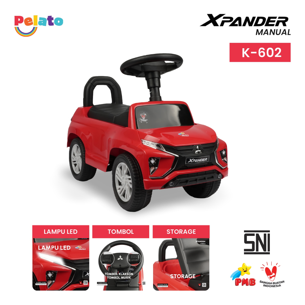 Jual PELANGI TOYS Mobil Anak Tolocar X PANDER PMB K602 Manual | Shopee ...
