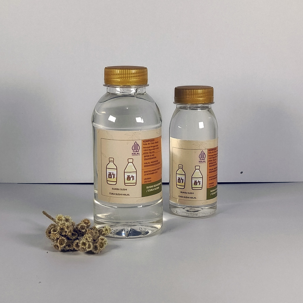 Jual Cuka Sushi Sushi Seasoning Halal kemasan repack 125 Gram dan 250 ...
