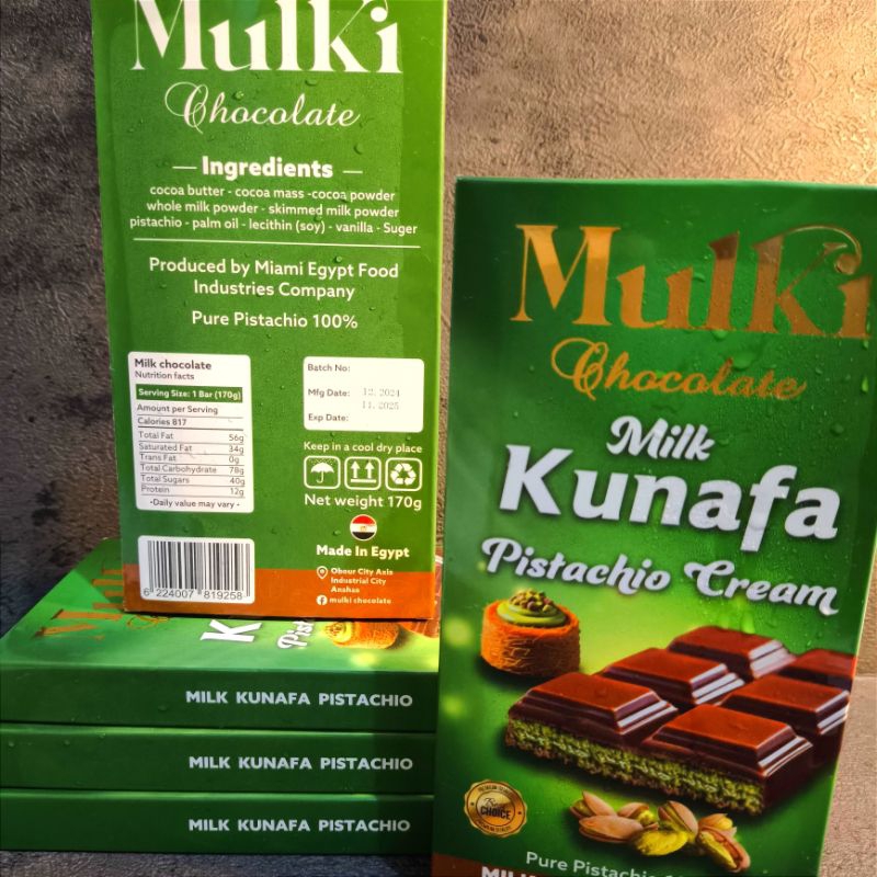 Jual ( READY STOCK ) Coklat Dubai Premium - Mulki Chocolate Dari Mesir ...