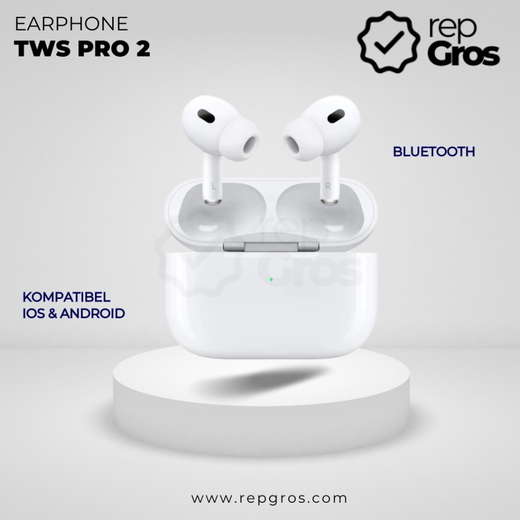 Jual Earphone TWS Pro 2 EarPhone Spatial Audio TWS Charging Case ...