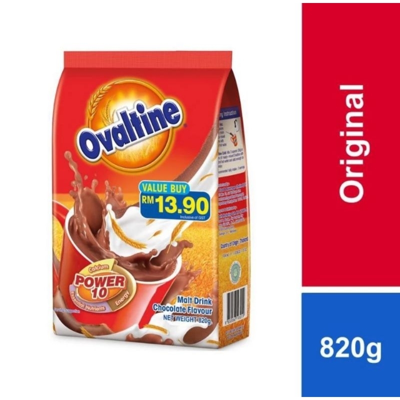 Jual OVALTINE Original Bubuk Malt Coklat Thailand (820g) | Shopee Indonesia