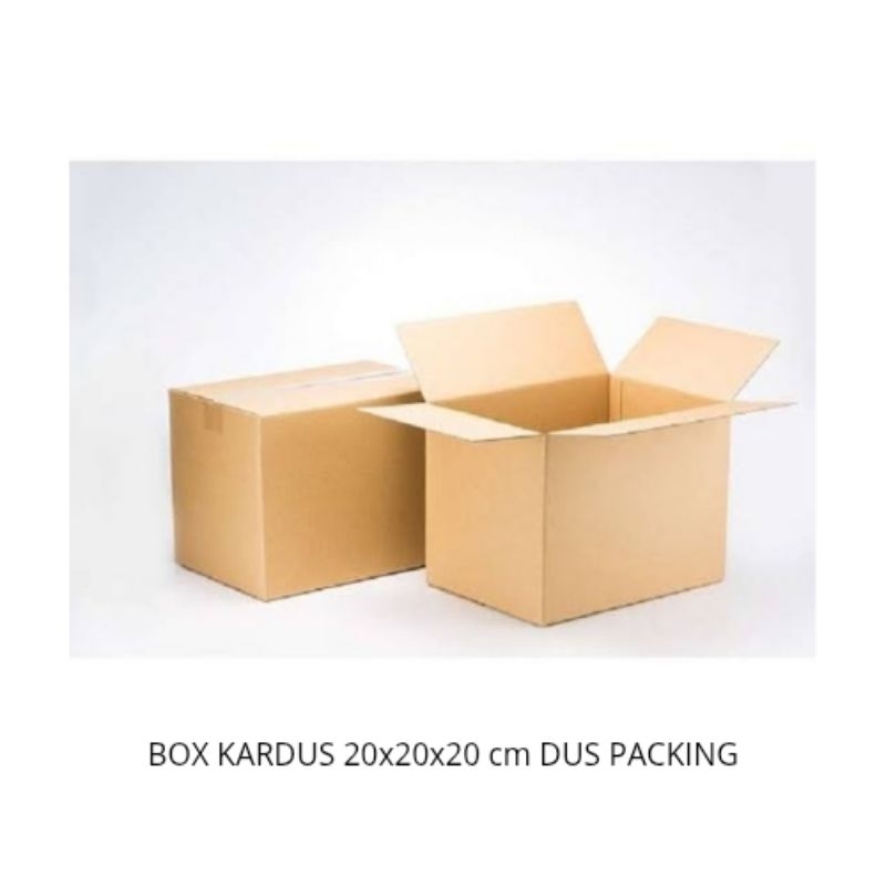 Jual BOX KARDUS 20x20x20 cm DUS PACKING | Shopee Indonesia