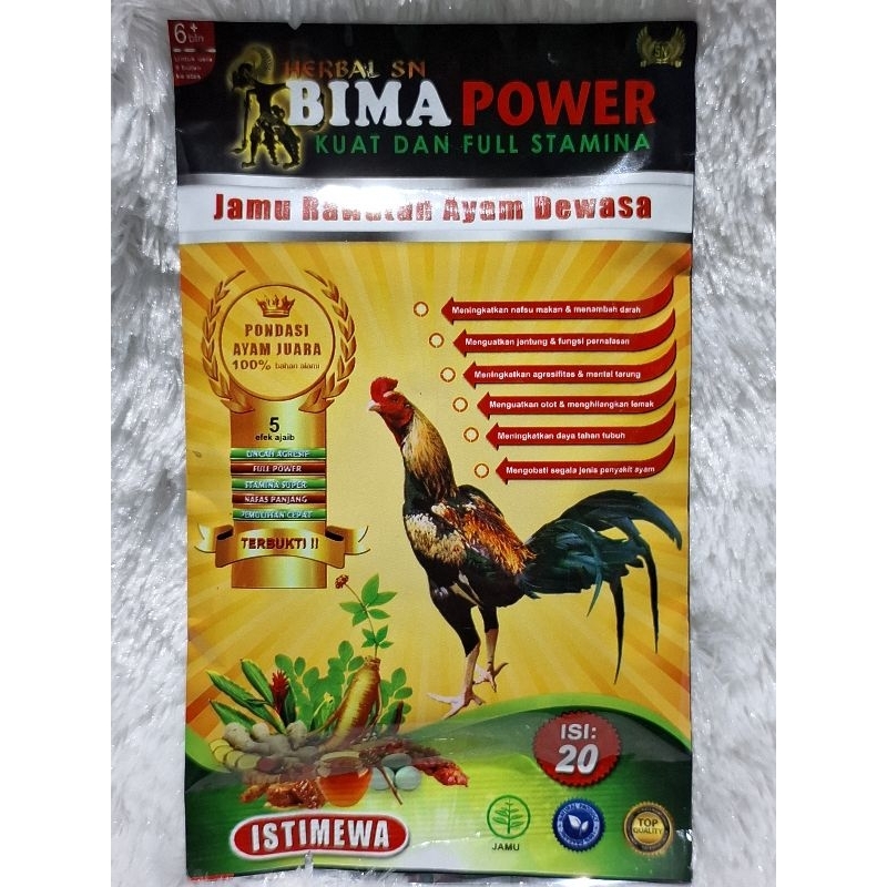Jual BIMA POWER SN UNTUK AYAM SAKIT PASCA KONTES | Shopee Indonesia