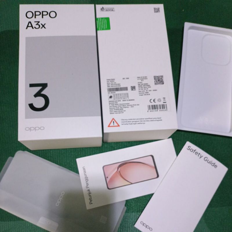 Jual DUS BOX OPPO A3x ASLI BAWAAN COPOTAN ORIGINAL (TIDAK ADA HP NYA ...