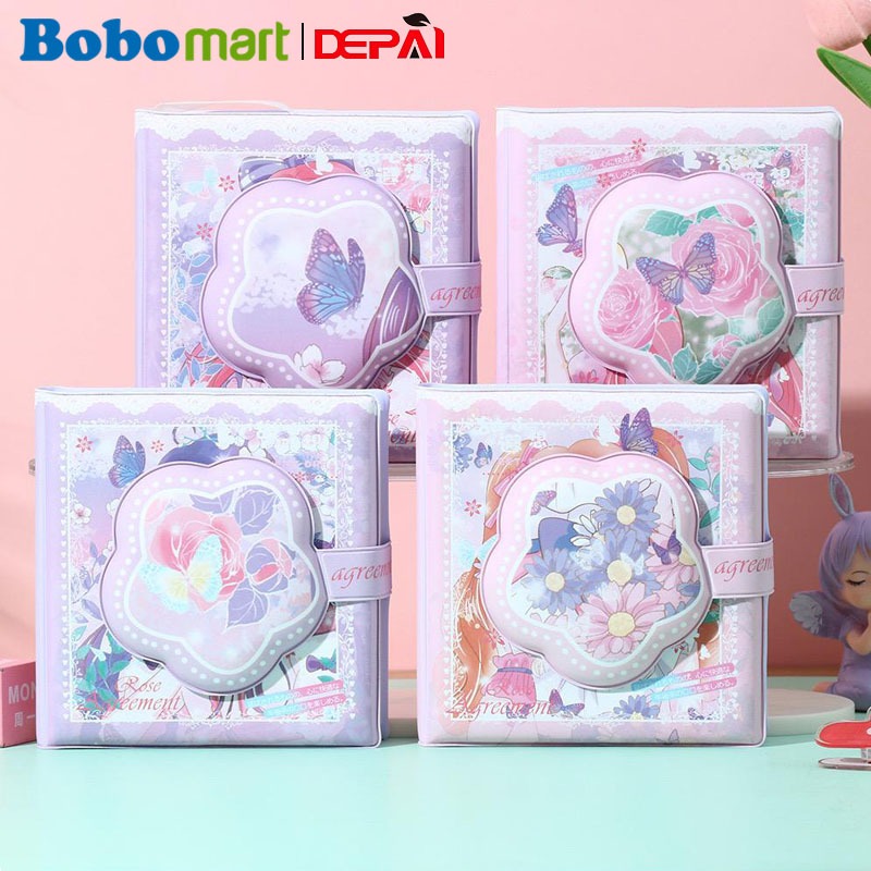 Jual BOBOMART Buku Catatan Motif Bunga & Kupu-Kupu 100 Lembar ...