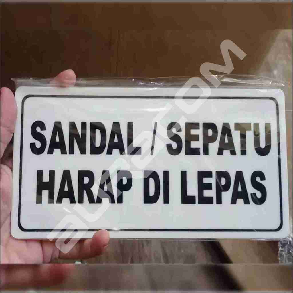 Jual TULISAN ACRYLIC SANDAL/SEPATU HARAP DILEPAS MURAH ( A29 ) | Shopee ...