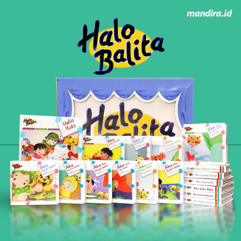 Jual Buku Anak Halo Balita Full Set | Shopee Indonesia