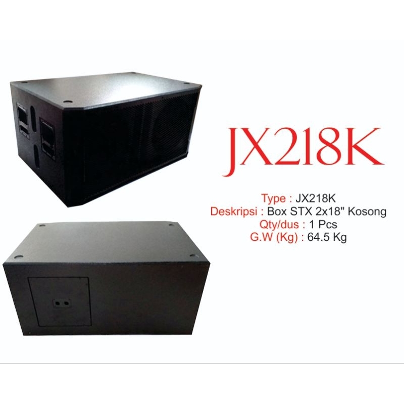 Jual Box kosong 2x18" tinggal isi komponen kayu lokal part import ...