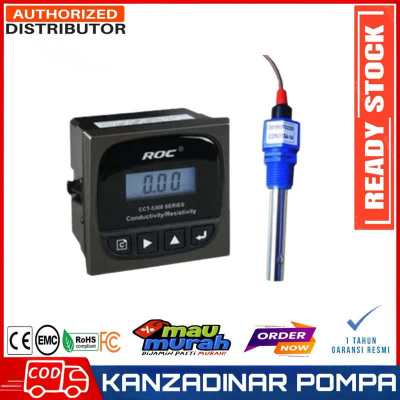 Jual alat ukur air CCT 5320E CREATEC Conductivity /Resistivity / TDS Real-time Controller ...