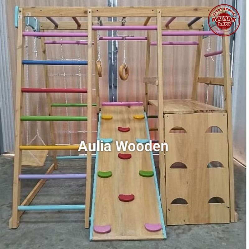 Jual Brakiasi jumbo papan bolong 150 cm x 150 cm fullset climber barang ...