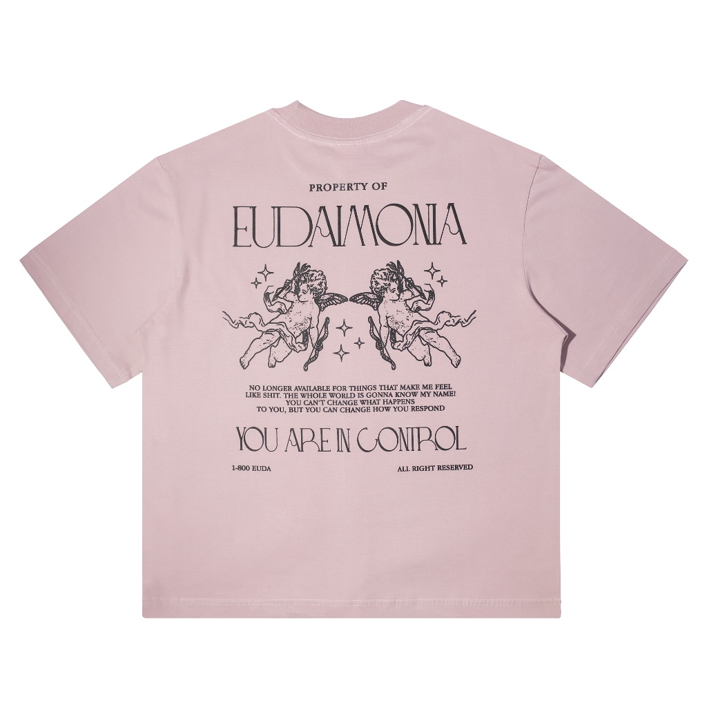 Jual Eudaimonia In Control Woodrose Boxy Oversized T Shirt | Shopee ...