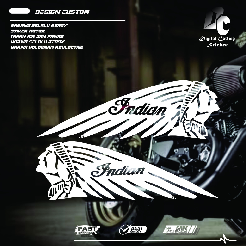 Jual Ready Cutting Sticker Body Tangki Motor Indian Stiker Japstyle ...