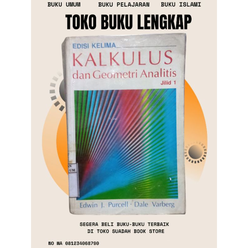 Jual KALKULUS DAN GEOMETRI ANALISIS JILID 1 EDISI KELIMA EDWIN J ...